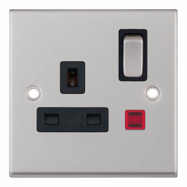 7MPRO-223 1 Gang 13 Amp Socket with Neon DP – Switched – Selectric UK