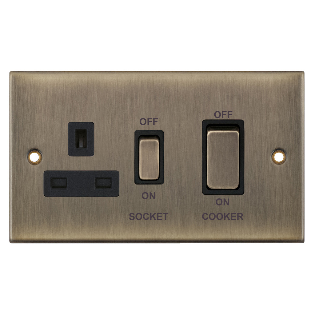 DSL649 45 Amp Cooker Unit with 13 Amp Switched Socket – Selectric UK