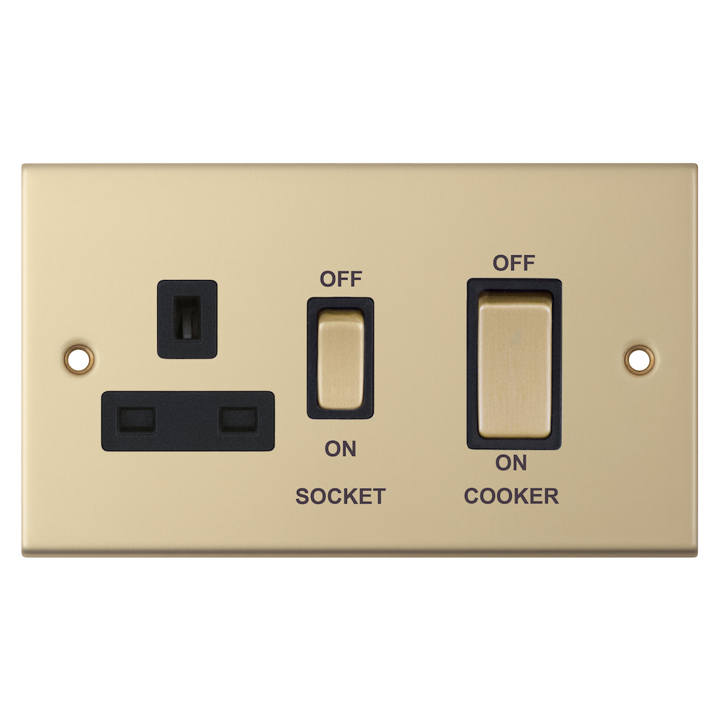 DSL849 45 Amp Cooker Unit with 13 Amp Switched Socket – Selectric UK