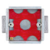 FRB-1 1 Gang 35mm Galvanised Steel Back Box – Earths – Fire Rated ...