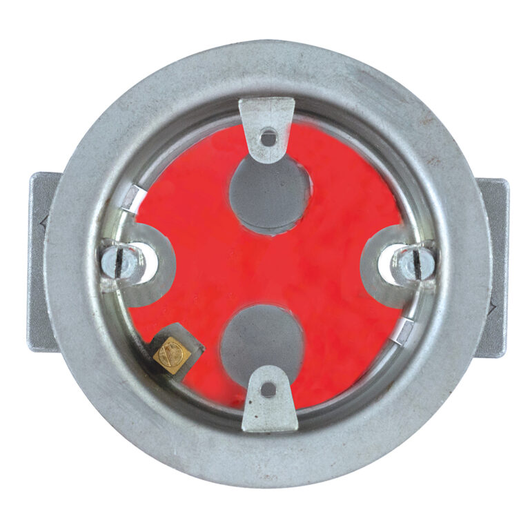 FRB-5 Round 35mm Fire & Acoustic Rated Galvanised Steel Back Box ...