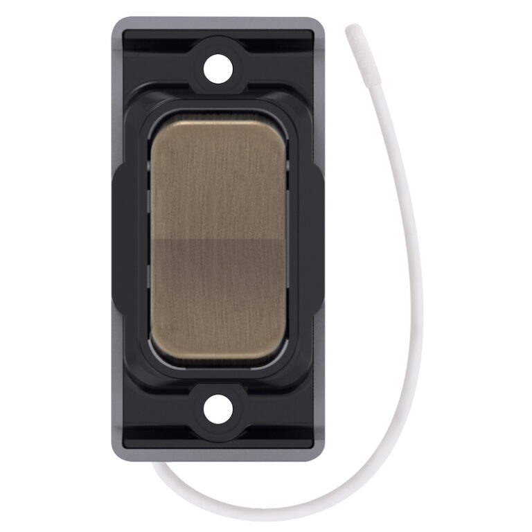 SGRID360-496 Retractive On / Off Switch – Antique Brass with Black ...